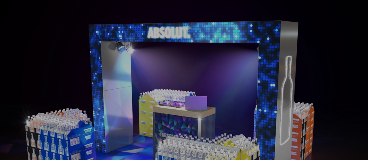 ABSOLUT LED SHIMMER ARCH – Outform
